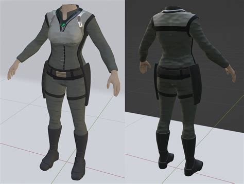 Wip Generic Scifi Clothing For Metahuman — Polycount
