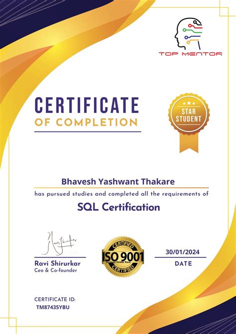 Bhavesh Thakare On Linkedin Sql Databaseskills
