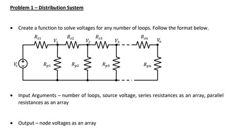 create a function to solve voltages for any number