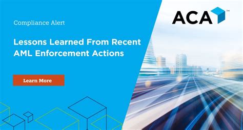 Aca Group On Linkedin Lessons Learned From Recent Aml Enforcement Actions