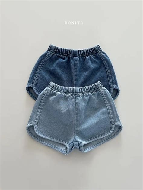 Piping Denim Shorts Kkami Piping Denim Shorts Kkami