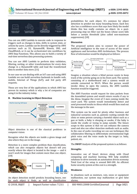 Irjet A Survey On Real Time Object Detection Using Voice Activated Smart Iot Pdf