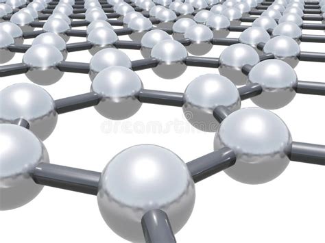Graphene Layer Structure Schematic 3d Stock Illustration