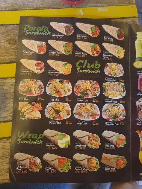 Menu At Keema Chapati Restaurant Dubai