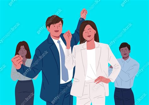 구직 실업 취업준비생 화이트칼라 전문직 채용 고용문제 파이팅 흔들기 신입사원 화이트칼라 이미지 Jv12526383 일러스트 무료 일러스트