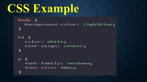 html css ppt