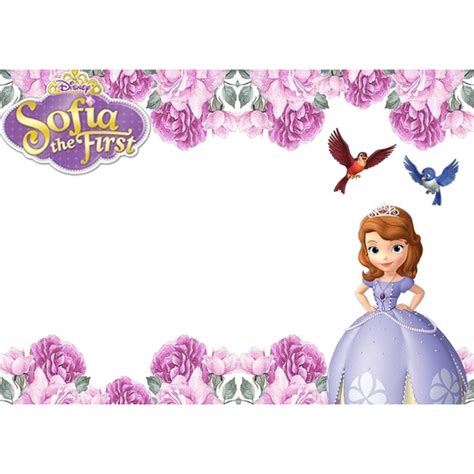 Printable Sofia The First Invitation Template Png Princess Inspire Uplift
