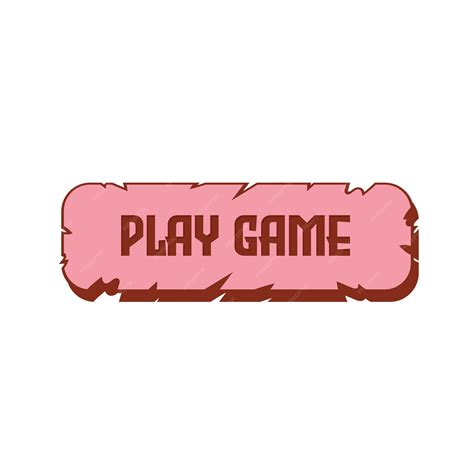 Premium Vector Game Button Design