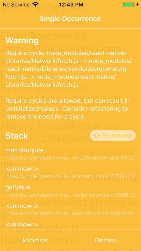 Warning Require Cycle Between Fetchjs And Whatwg Fetchjs · Issue 23130 · Facebookreact