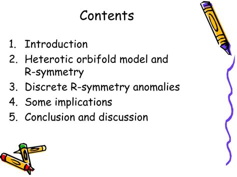 Ppt Discrete R Symmetry Anomalies In Heterotic Orbifold Models