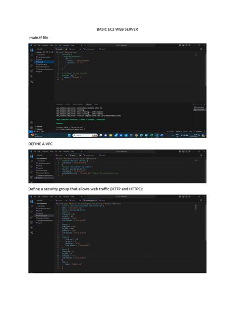 Automating Aws Ec2 Web Server Setup With Terraform Pdf