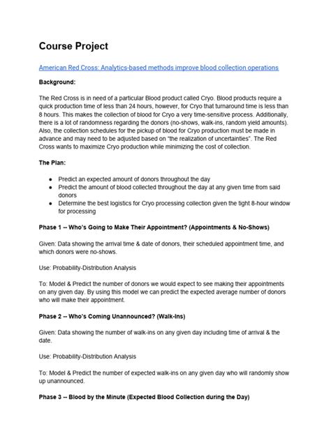 Course Project Isye Pdf Applied Mathematics