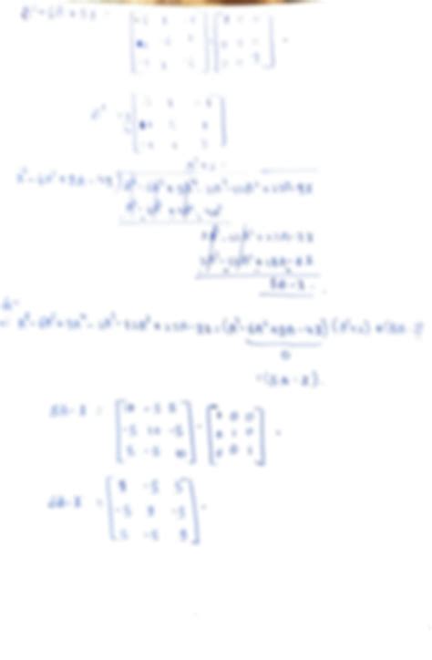Solution Caley Hamilton Theorem Hermitian And Skew Hermitian Matrix