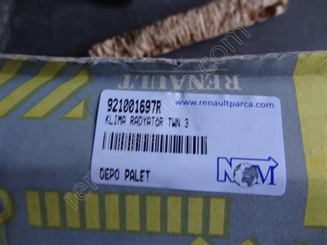 921001697R-KLİMA RADYATÖRÜ - NOM OTO
