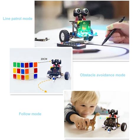 Yahboom Microbit Smart Robot Car Bitbot With Ir And App For Microbit V2v15 Without Microbit