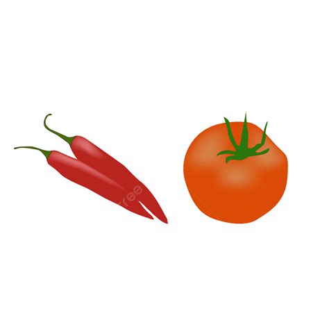 Tomato Vegetable Clipart Vector Vegetable Vector Tomato And Pepper