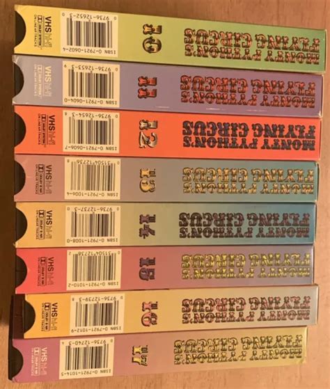 Monty Pythons Flying Circus Vhs Volumes 10 17 Set £2315 Picclick Uk