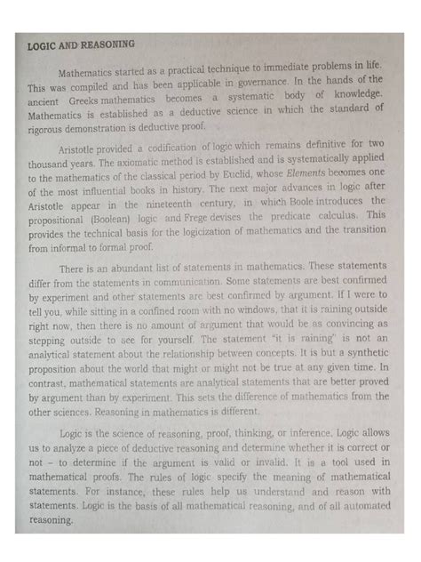 Logic And Reasoning Pdf