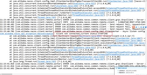 springboot连接nacos启动后一直报这个错怎么回事呢 问答 阿里云开发者社区
