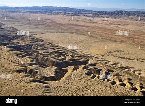 Aerial Photograph Of The San Andreas Fault California Usa The San