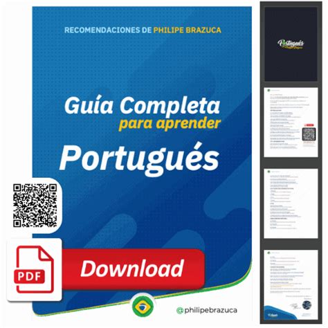 Pdf Completo Guía Para Aprender Portugués De Brasil Más Rápido