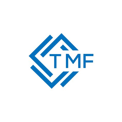 Tmf Technology Letter Logo Design On White Background Tmf Creative Initials Technology Letter