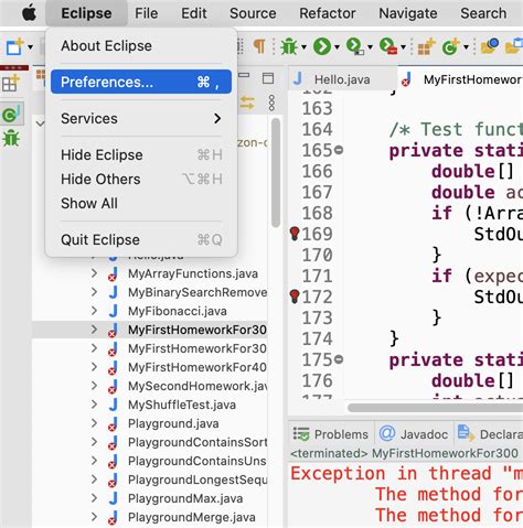 Csc300 Eclipse Problems