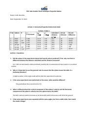 Understanding Projectile Motion In Physics Lab Report Course Hero