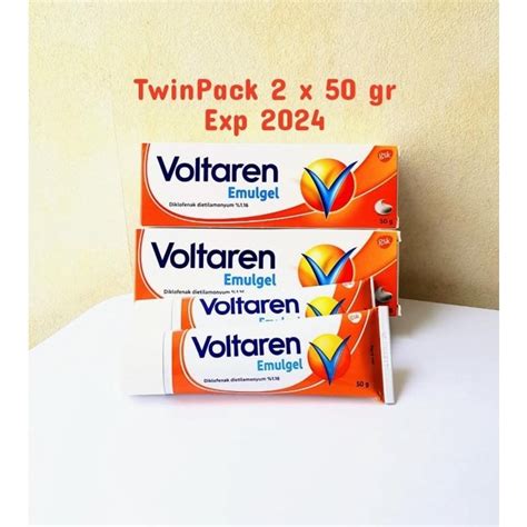 Jual Voltaren Emulgel Gel Twinpack 2 X 50 Gram 100 Gr Salep Nyeri