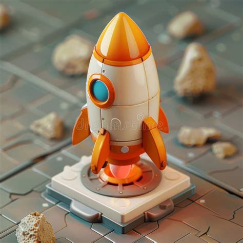 Rocket Launch Technology Space Exploration Future Design Vibrant Color