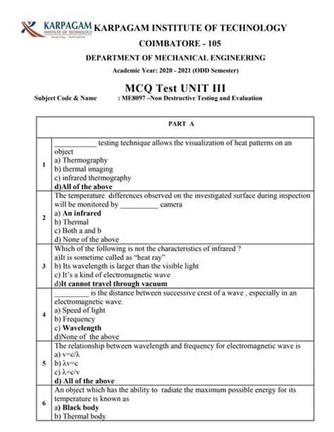 Ndt Mcq Unit 1doc