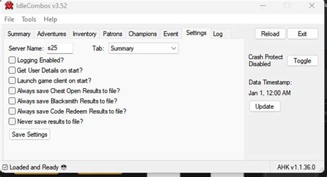 Bug 352 Not Loading Any Data · Issue 58 · Djravineidlecombos · Github