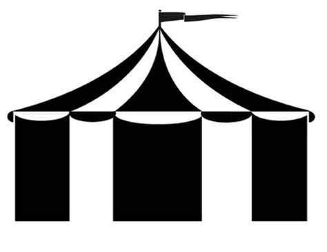 Carnival Tent Clipart Black And White 10 Free Cliparts Download