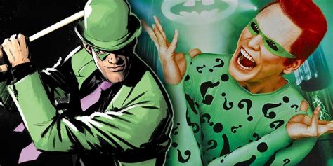 Jim Carrey As The Riddler Batman Movie Villains 500x281