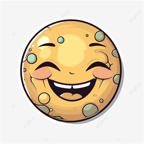 질퍽한 웃는 얼굴 스티커 일러스트 벡터 클립 아트 고립 된 만화 행복 한 얼굴로 스티커 디자인 상표 스티커 일러스트 Png 일러스트 및 벡터 에 대한 무료 다운로드
