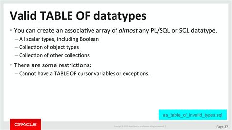 All About Plsql Collections Ppt