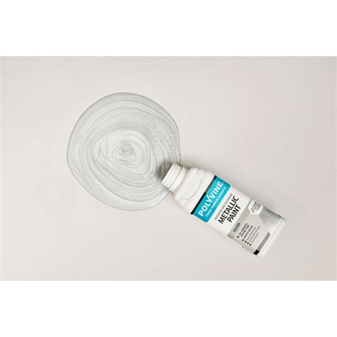 Polyvine Metallic Paint For Interior And Exterior Use Gold Silver
