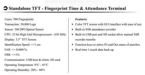 Biometric Fingerprint Based Attendance System With Usb Support Excel