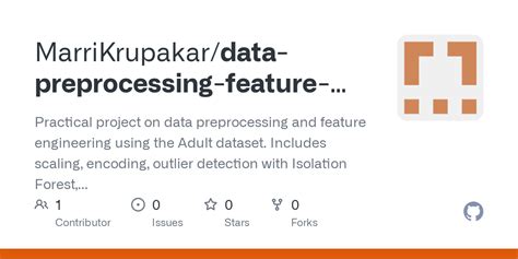github marrikrupakar data preprocessing feature engineering