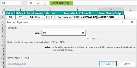 ISERROR Excel Function Formula Examples How To Use