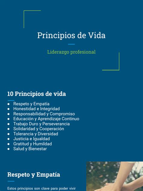 Principios De Vida Pdf