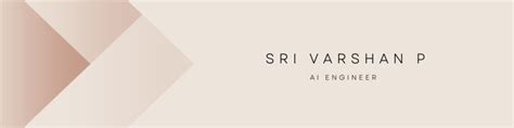 Sri Varshan Machine Vision Engineer Insitumicron Computer Science Engineer Aiml And Data