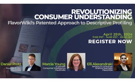 Webinar Flavorwiki Patented Approach Descriptive Profiling