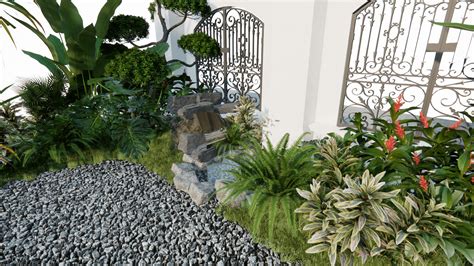 Landscape Tropical Revit Revit Daily