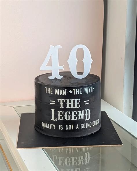 Birthday Cake For 40 Year Old Man