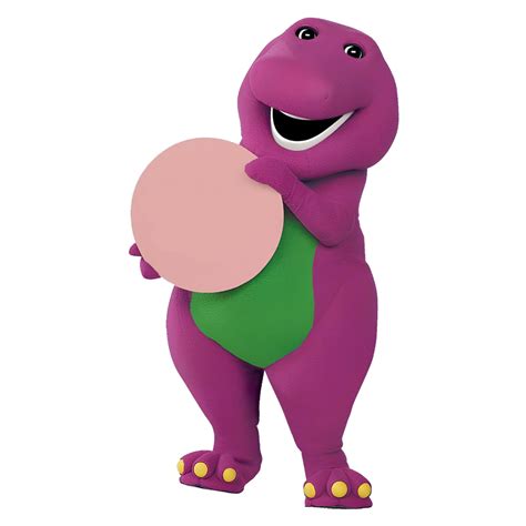 Barney Holding A Circle Png By Bradleybrowne On Deviantart