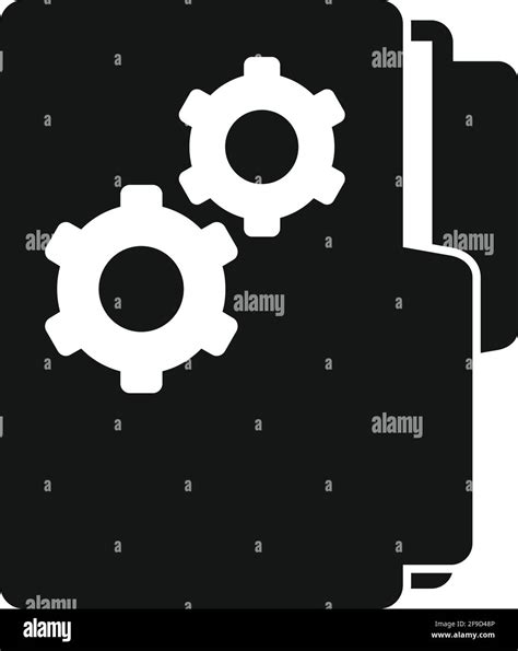 Software Folder Icon Simple Style Stock Vector Image And Art Alamy