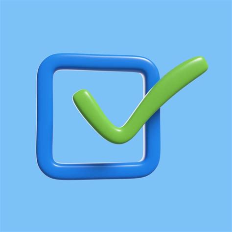 Premium Psd 3d Rules Icon With Tick