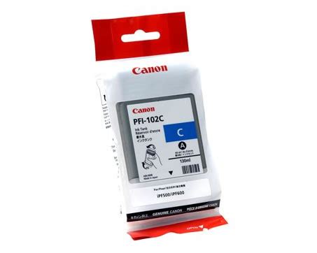 Canon PFI-102C - Cyan Ink Tank - 130ml