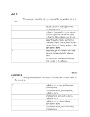 Astronomy 1 Assignments Astro 9 QUESTION 1 The Point Between Two Stars In A Binary System